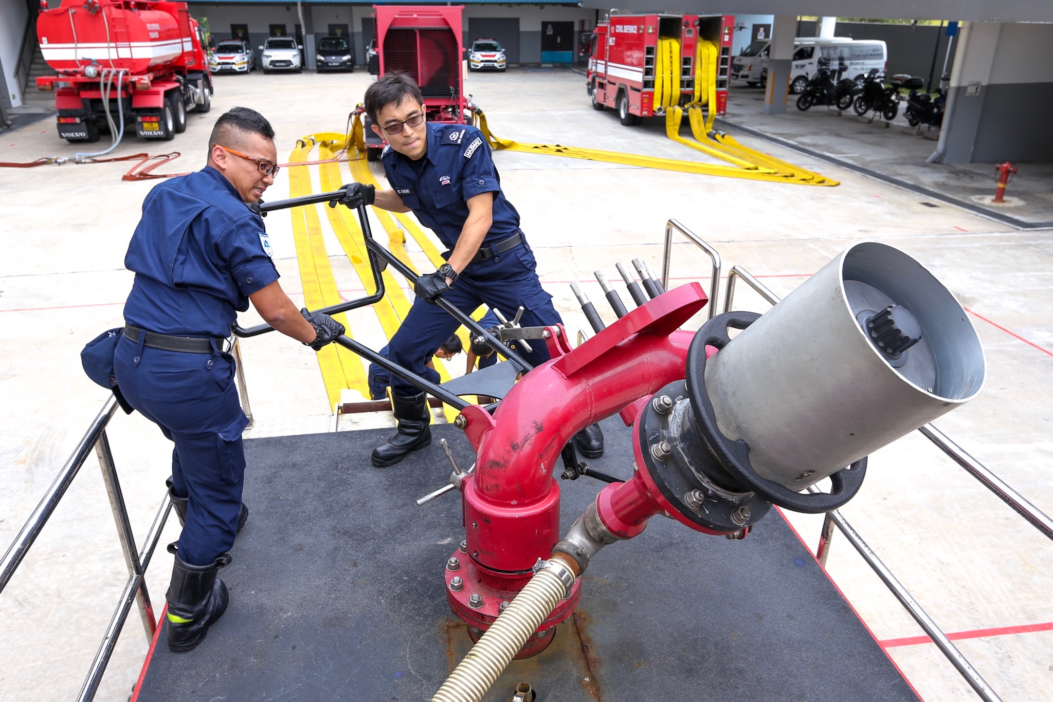 The Busing Blaze: Young Firefighters to the Fore