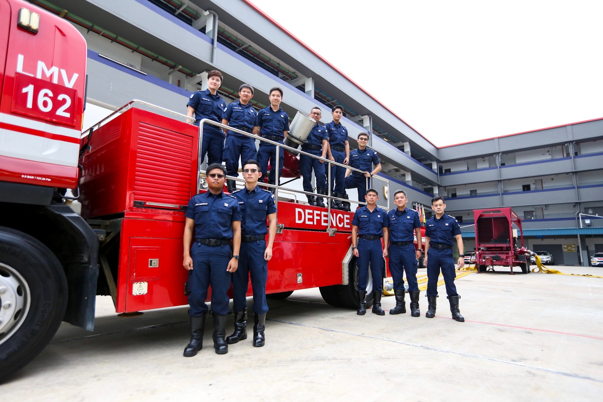 The Busing Blaze: Young Firefighters to the Fore