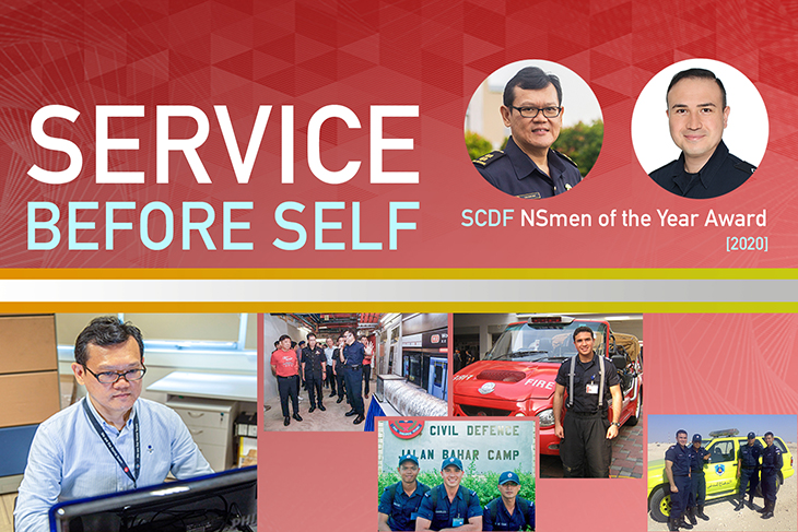 Service before Self: SCDF NSmen with the Right Stuff