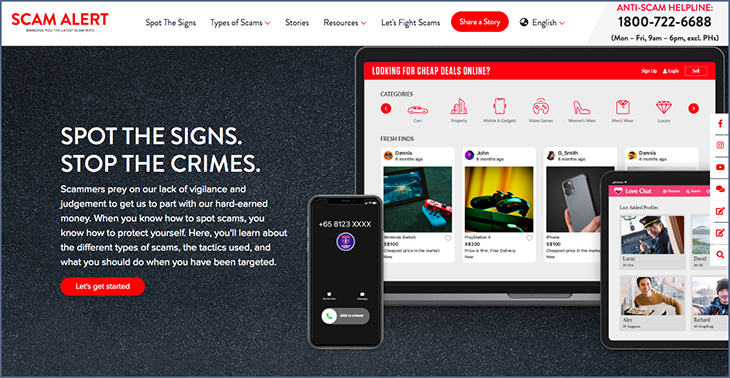 Together as One: Safeguarding Singapore from Scams